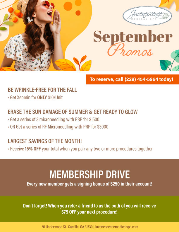 Specials – Juvenescence Medical Spa